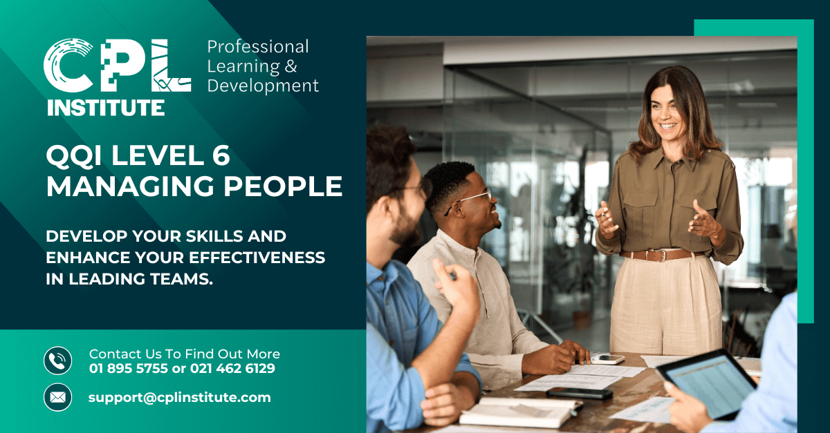 QQI Managing People Certificate - The Cpl Institute